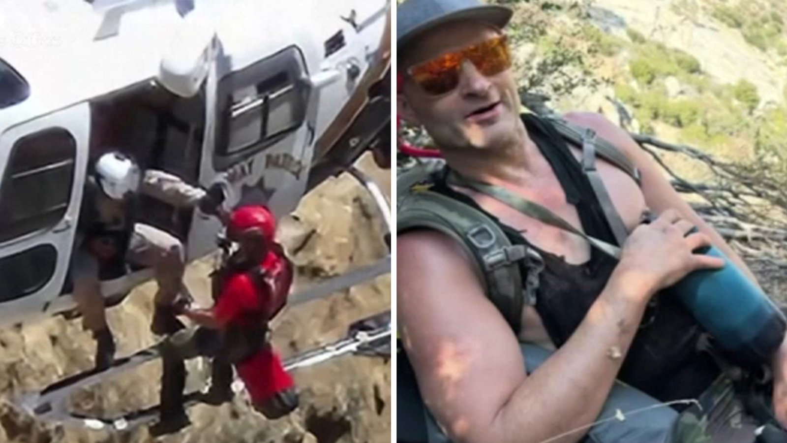 Hiker rescued after being trapped for 2 days behind waterfall in ...