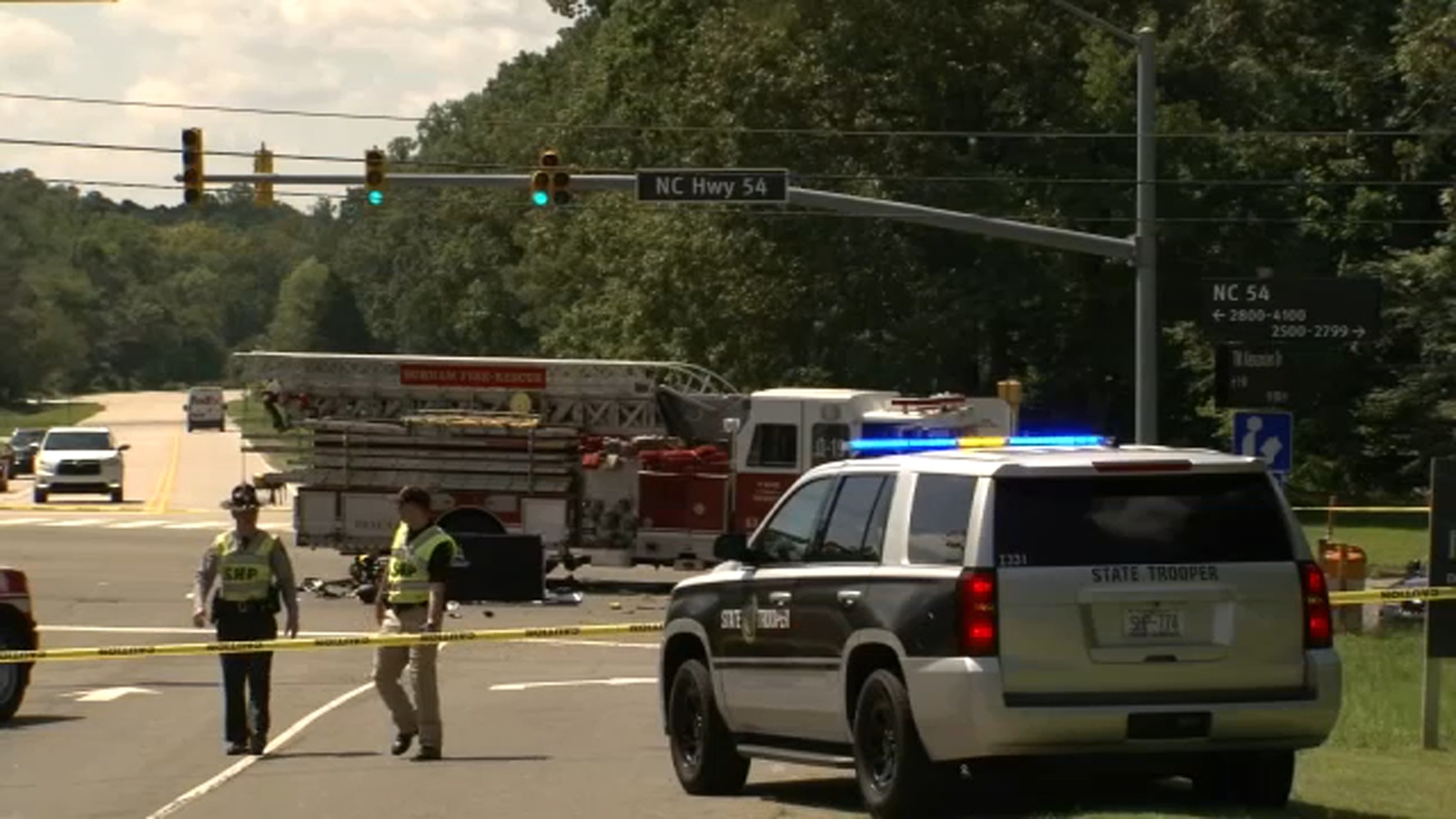 Motorcyclist dead after collision with City of Durham fire truck in ...