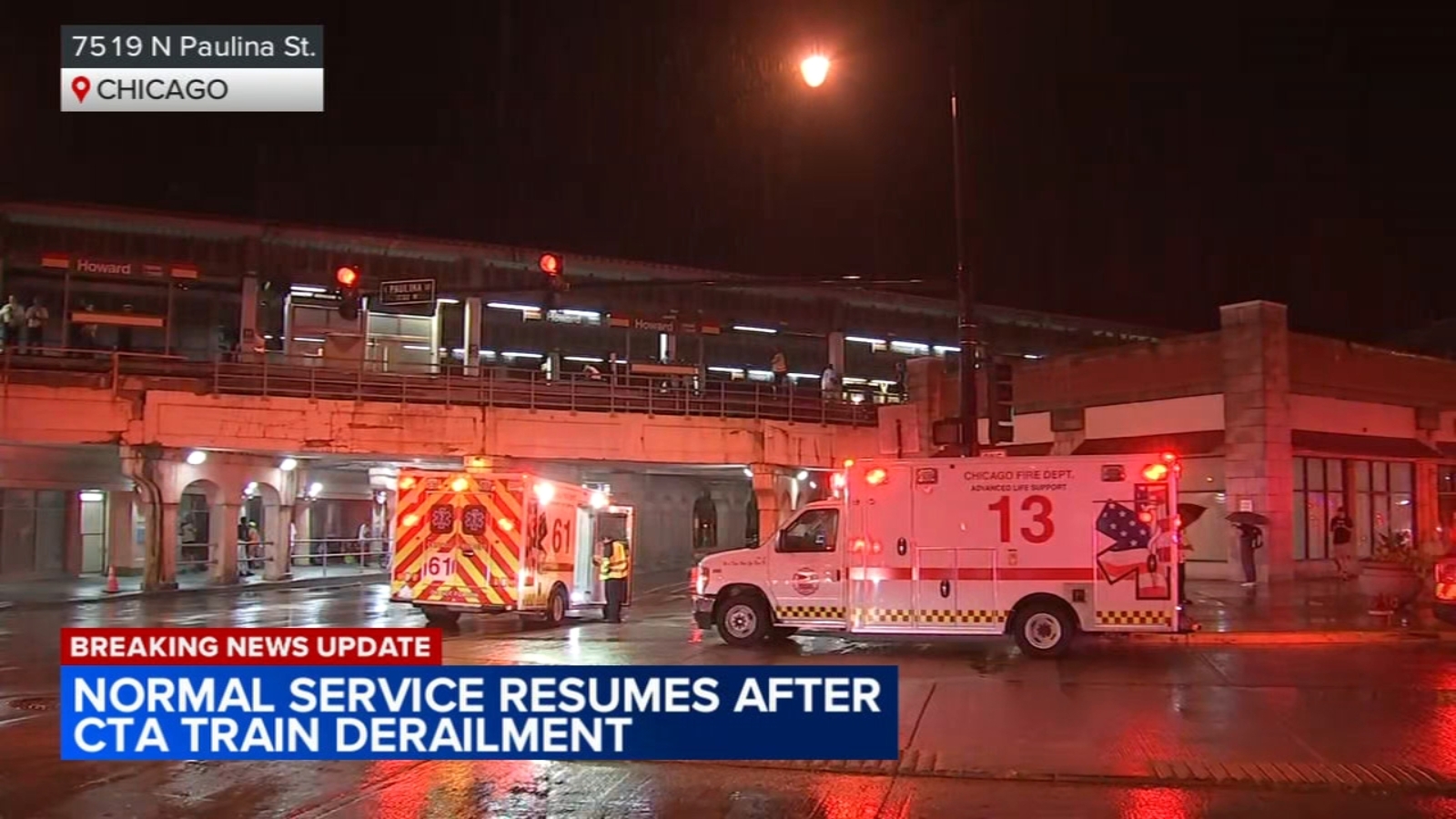 Chicago CTA derailment today: Passengers evacuated after CTA train ...