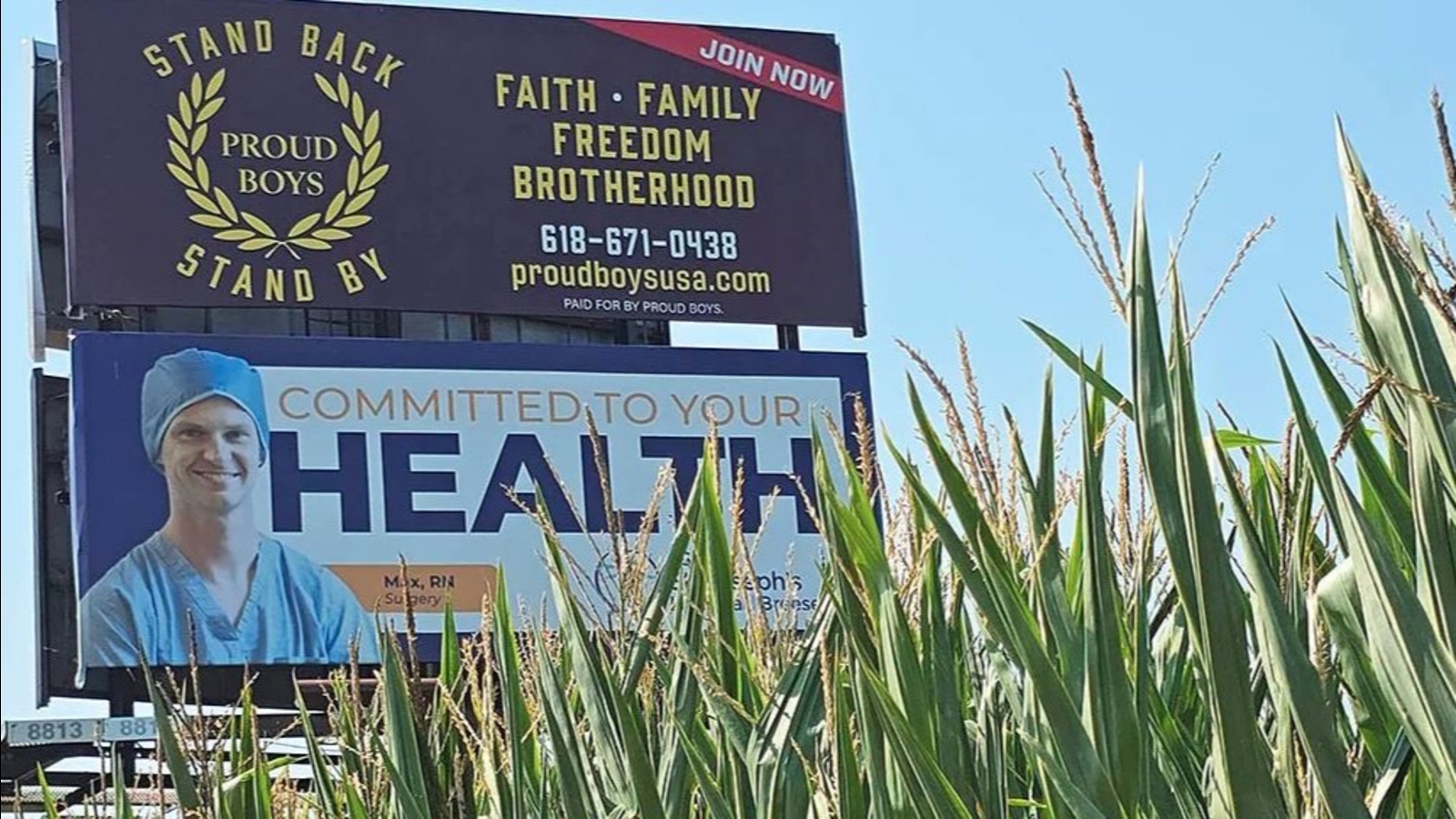 Proud Boys news: Billboard for Proud Boys hate group removed near ...