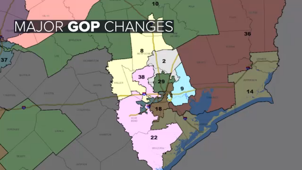 Texas redistricting map: Proposed congressional map could boost GOP ...