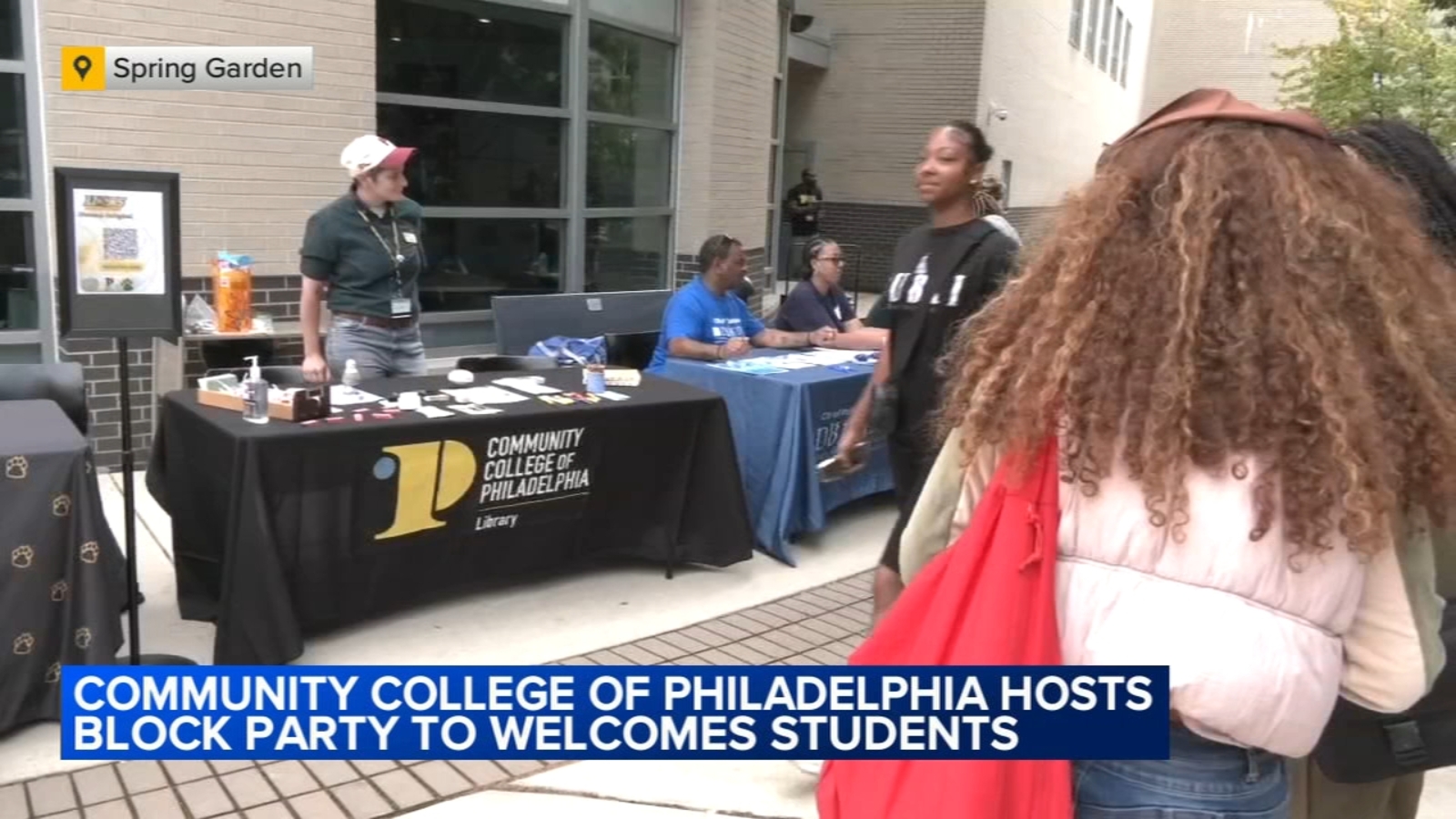 Community College of Philadelphia welcomes new students with block ...