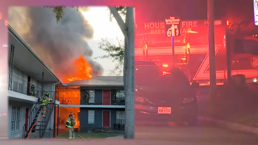 16 units damaged during fire at apartment complex on Dumfries Drive in southwest Houston ...