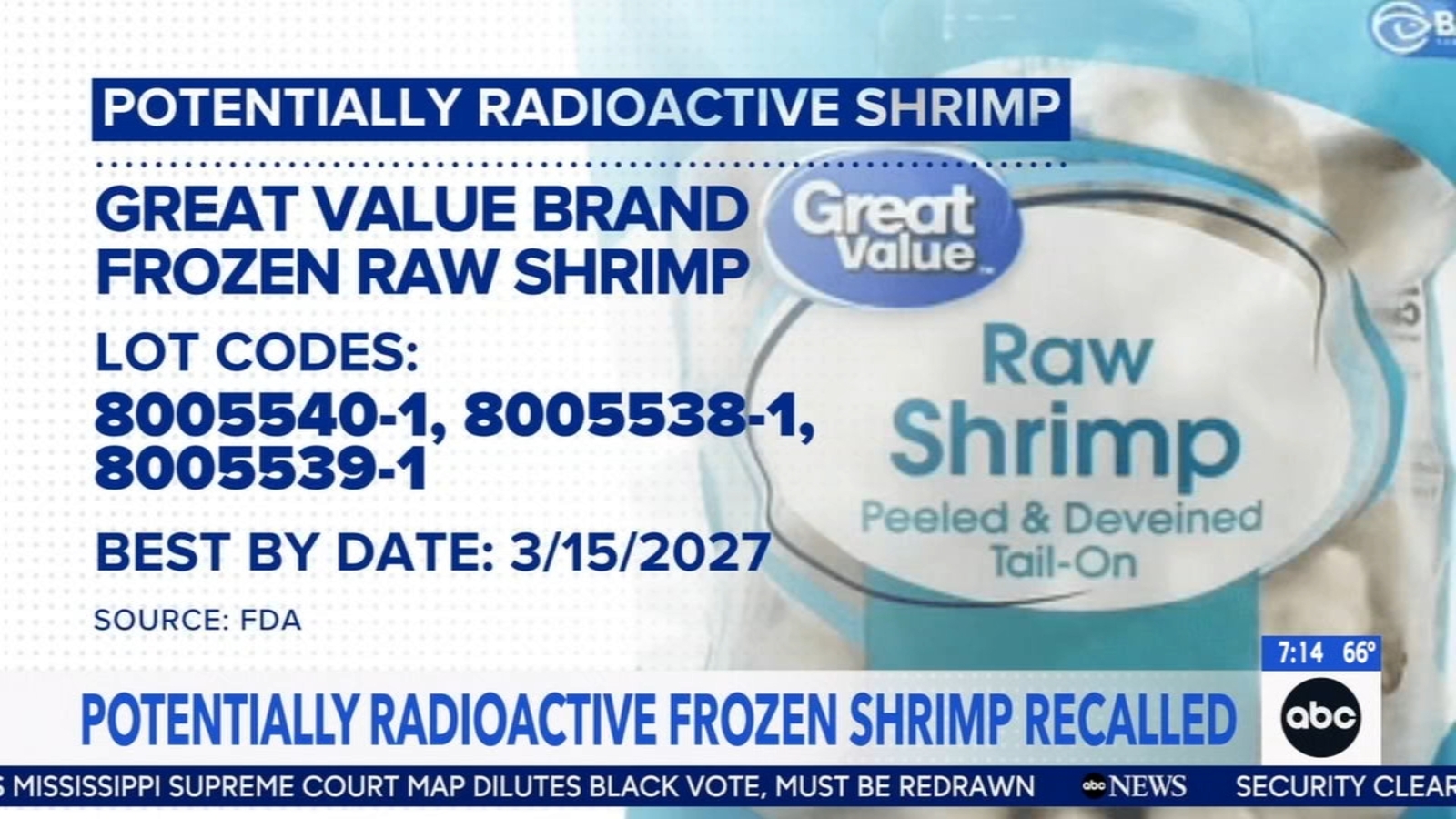 FDA warns public not to eat possibly radioactive shrimp under Great ...