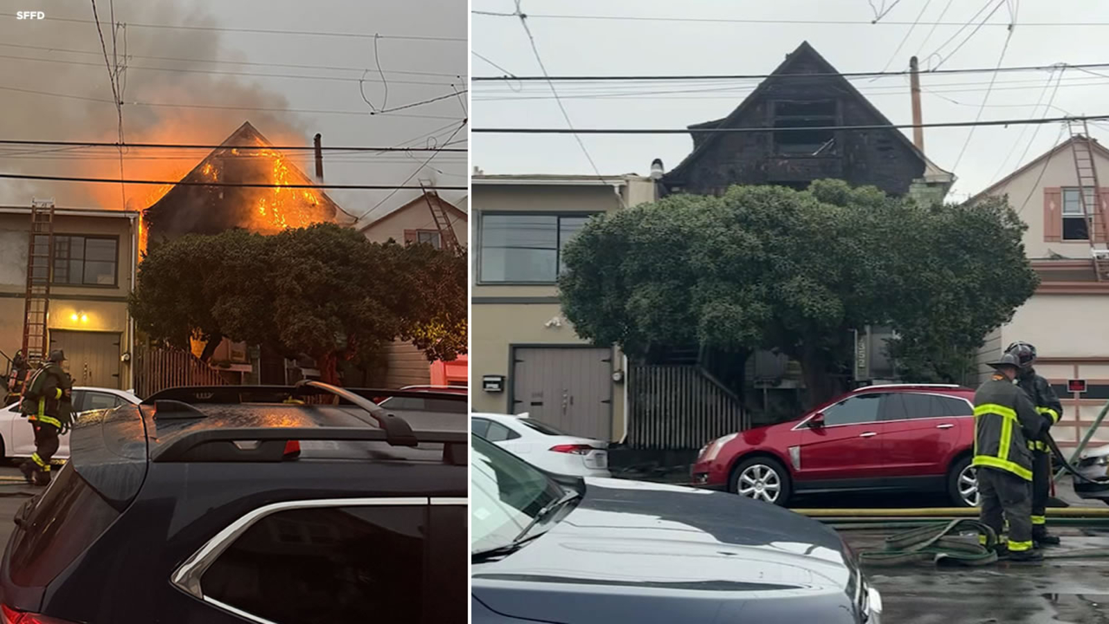 1 injured, cat dies in San Francisco Outer Sunset fire burning 3 homes: SFFD - ABC7 San Francisco