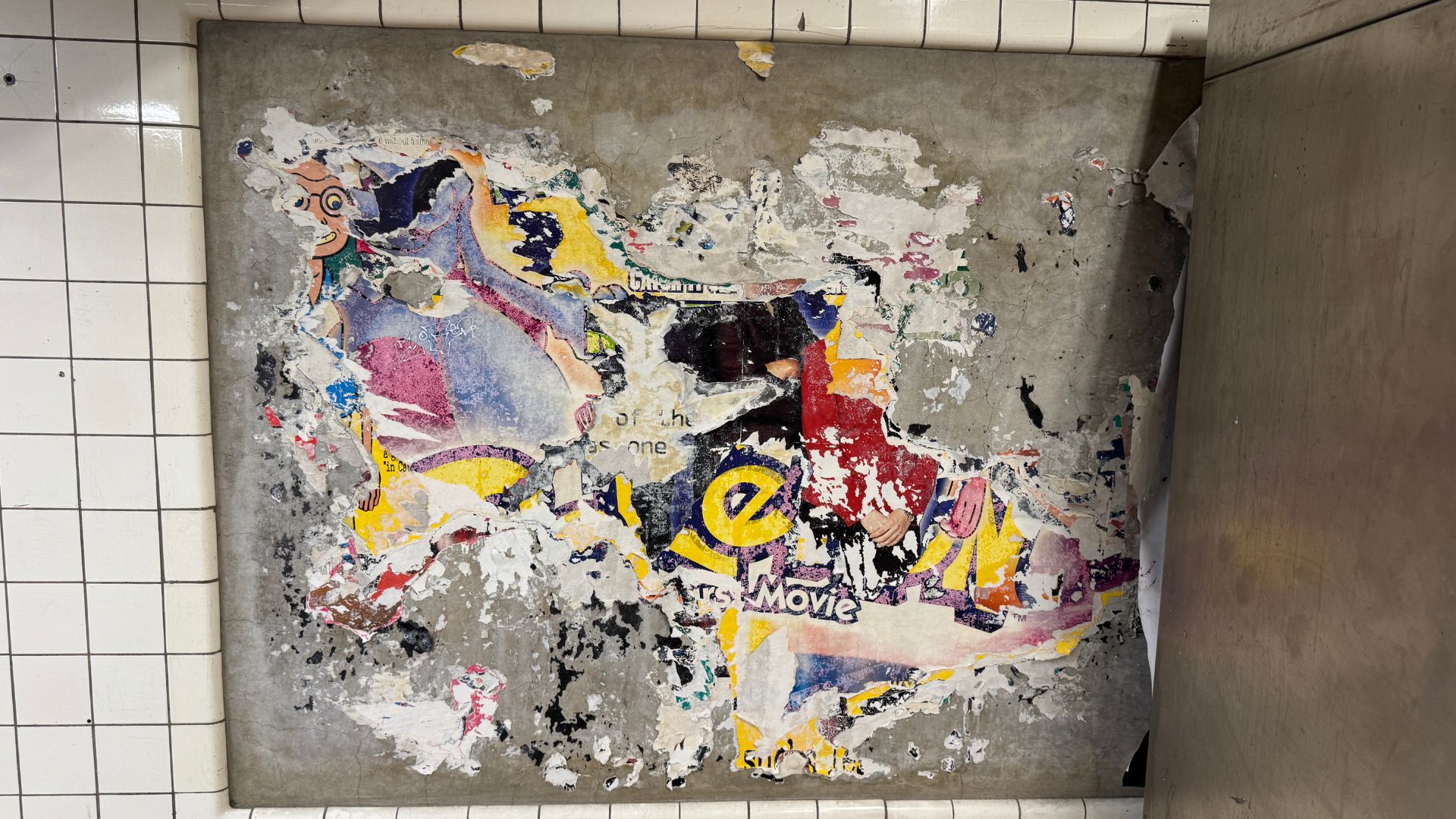 Pokémon: The First Movie poster found at Lower East Side F train subway ...