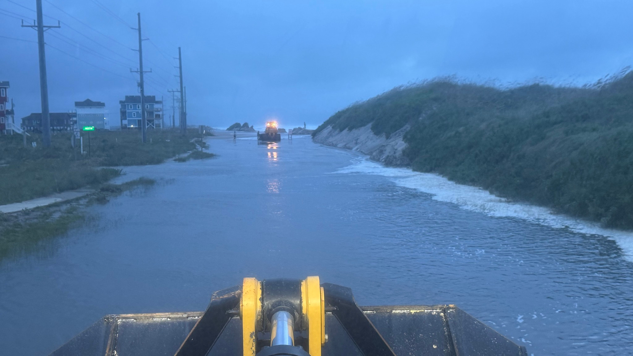 NC 12 remains closed as NCDOT works to clear sand, water off road ...