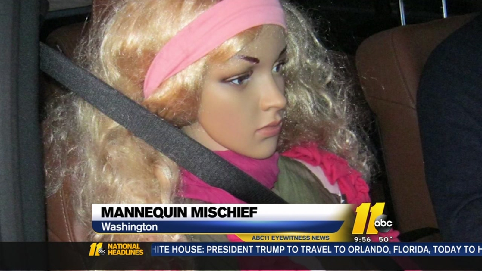 Driver cheats carpool lane with mannequin - ABC11 Raleigh-Durham