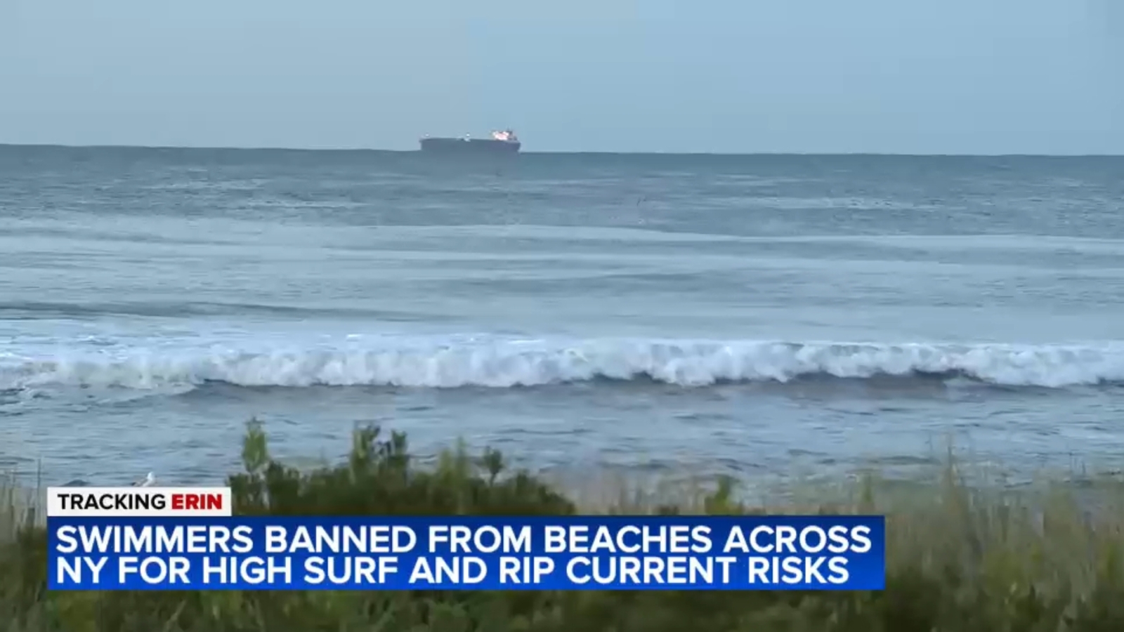 Hurricane Erin track: Strong rip currents, big waves remain along ...