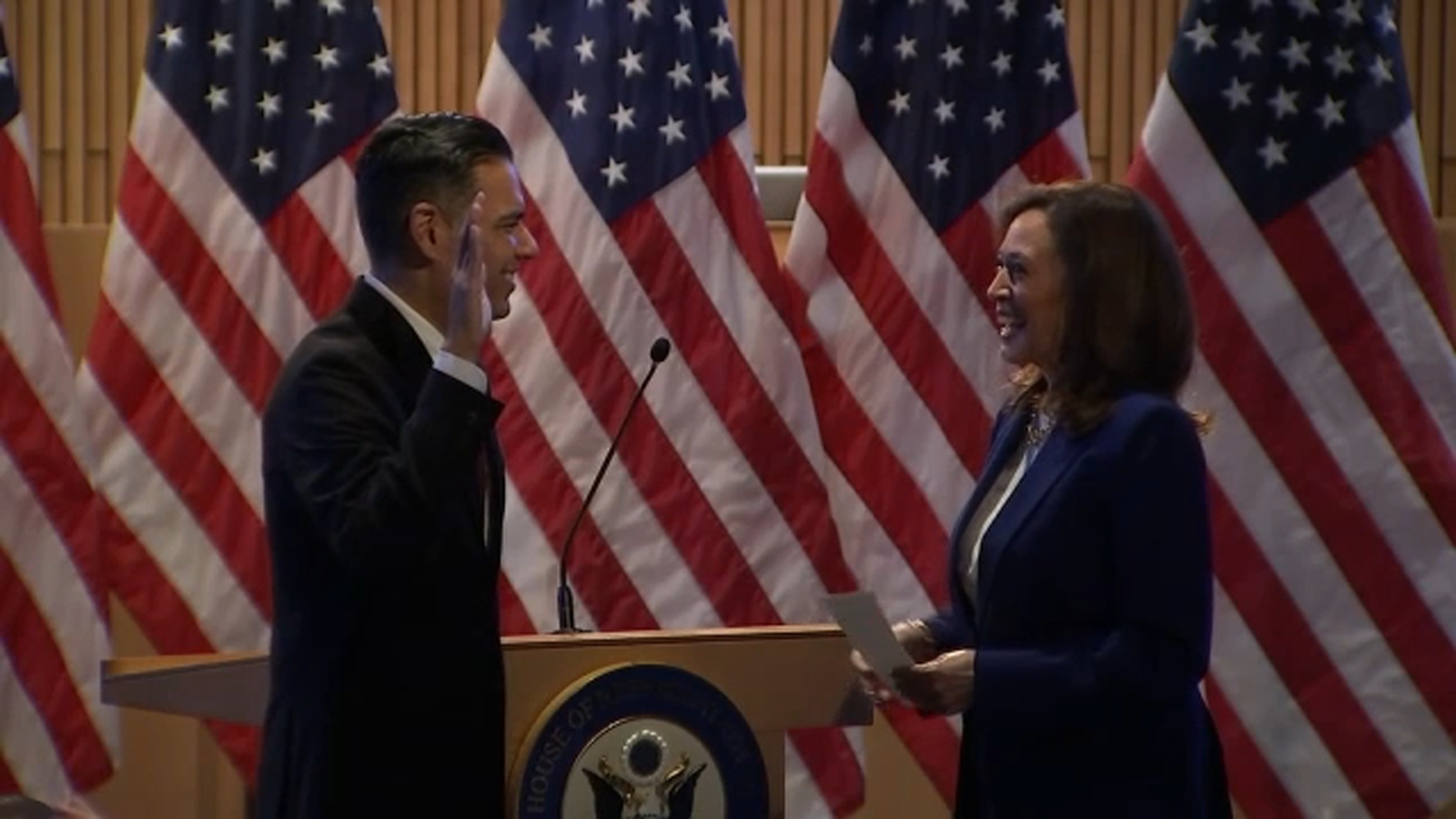 Rep. Robert Garcia sworn in as top Democrat on House Oversight Committee - ABC7 Los Angeles