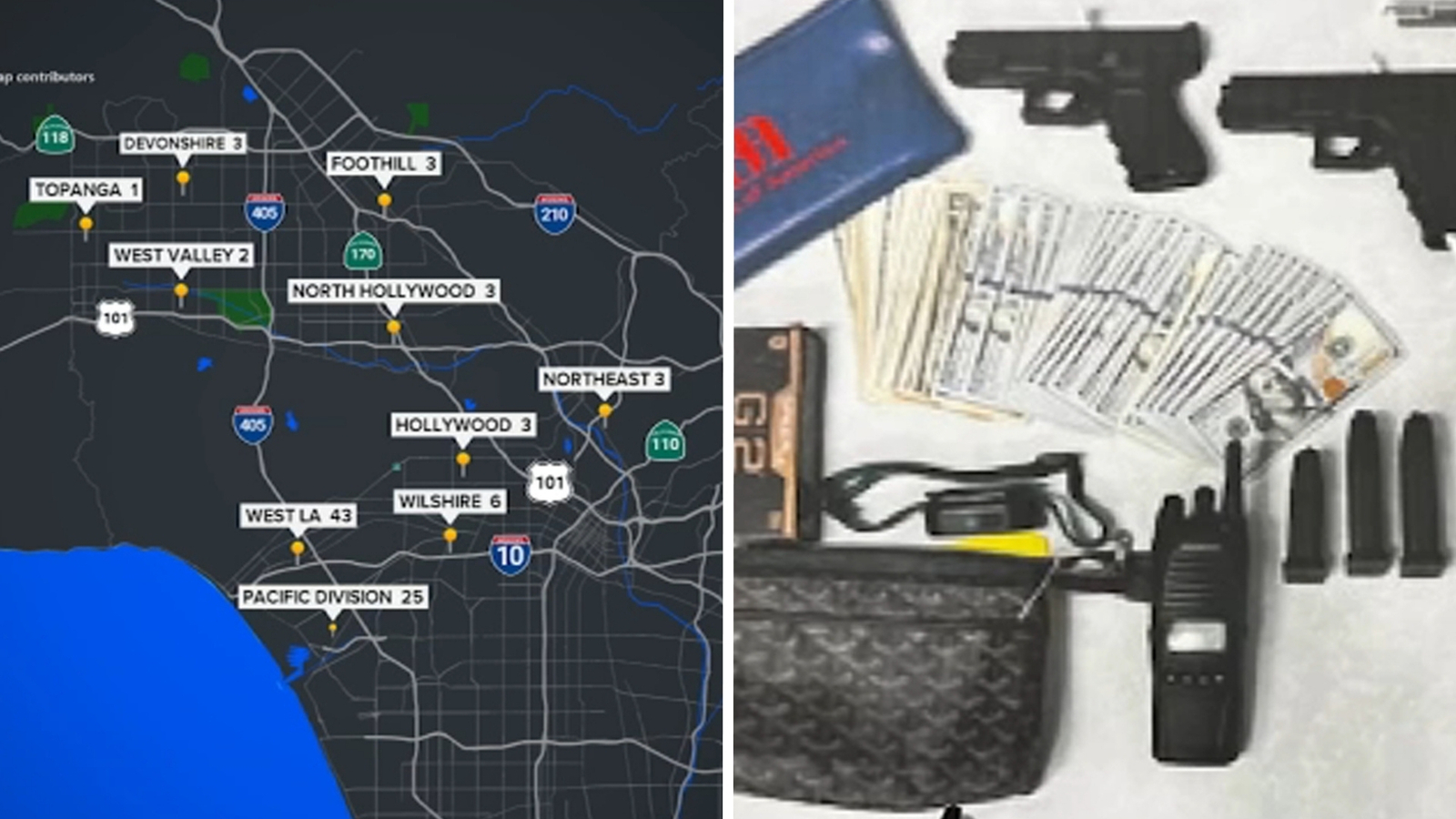 Police bust 'Rich Rollin' Burglary Crew' in major Los Angeles burglary ...