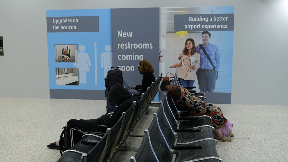 Renovations close Bush Airport Terminal B lobby for all of 2025 - ABC13 ...