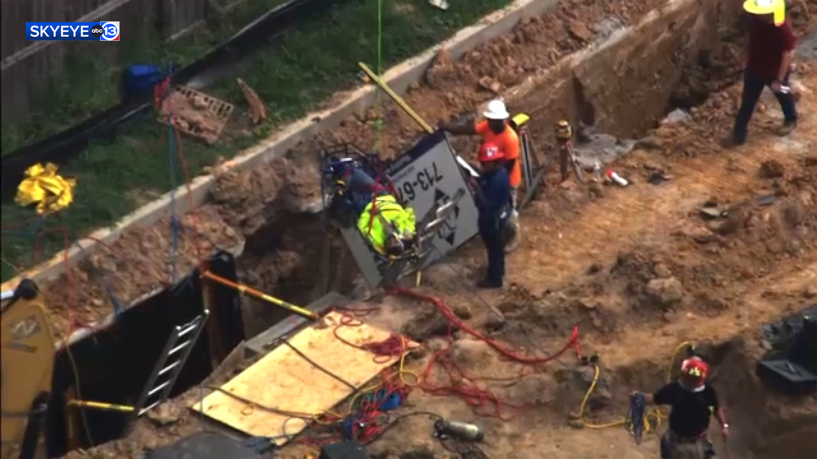 Worker injured after trench collapses during expansion project for ...
