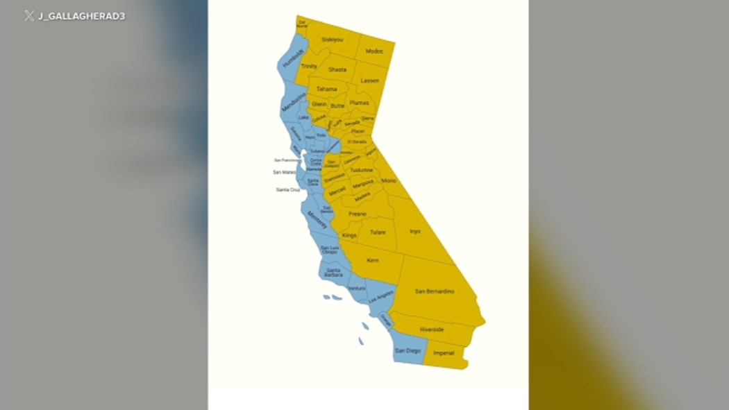 State Map Of California