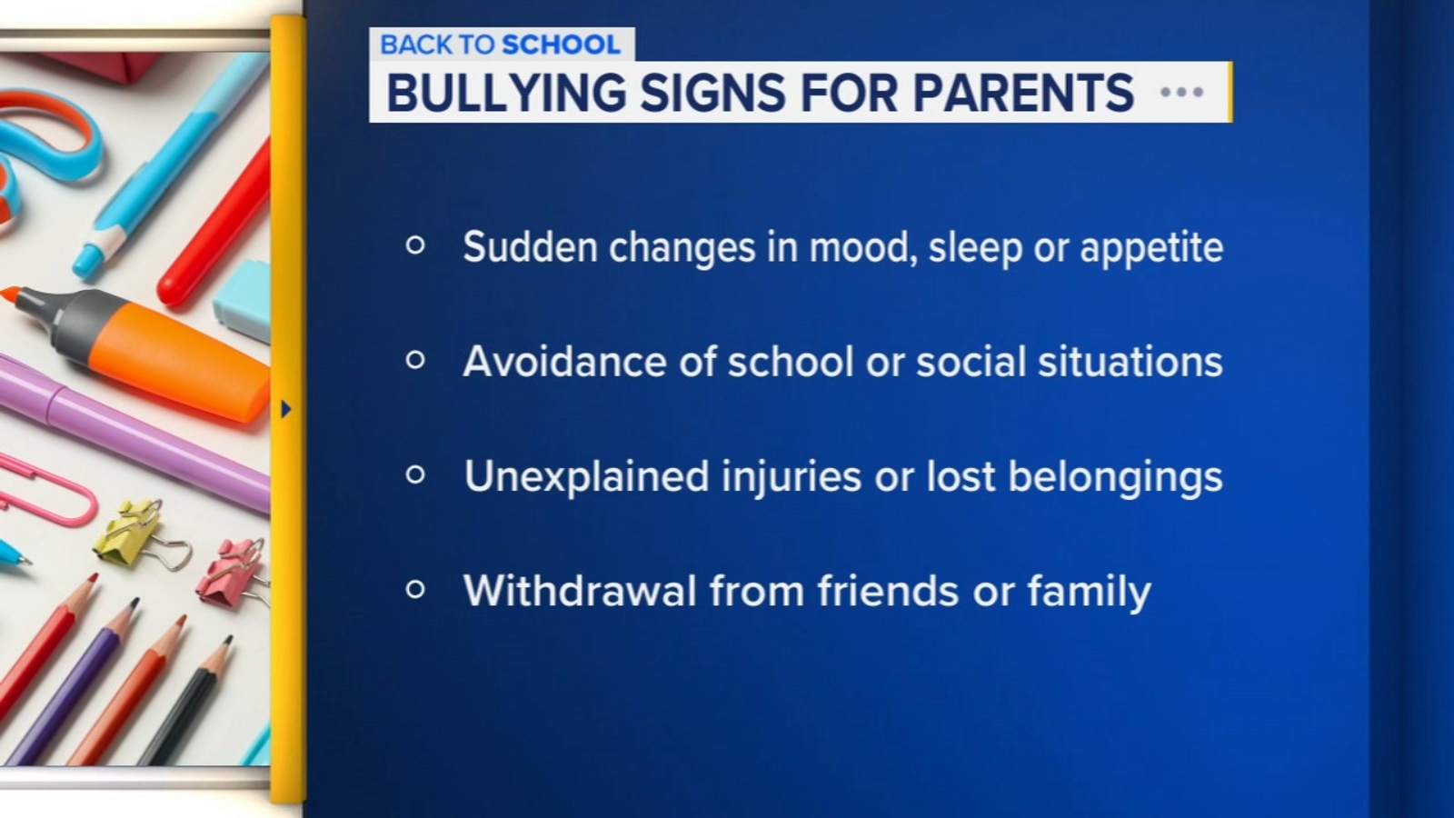 Study shows impact of school connectedness on bullied teens - ABC7 Chicago