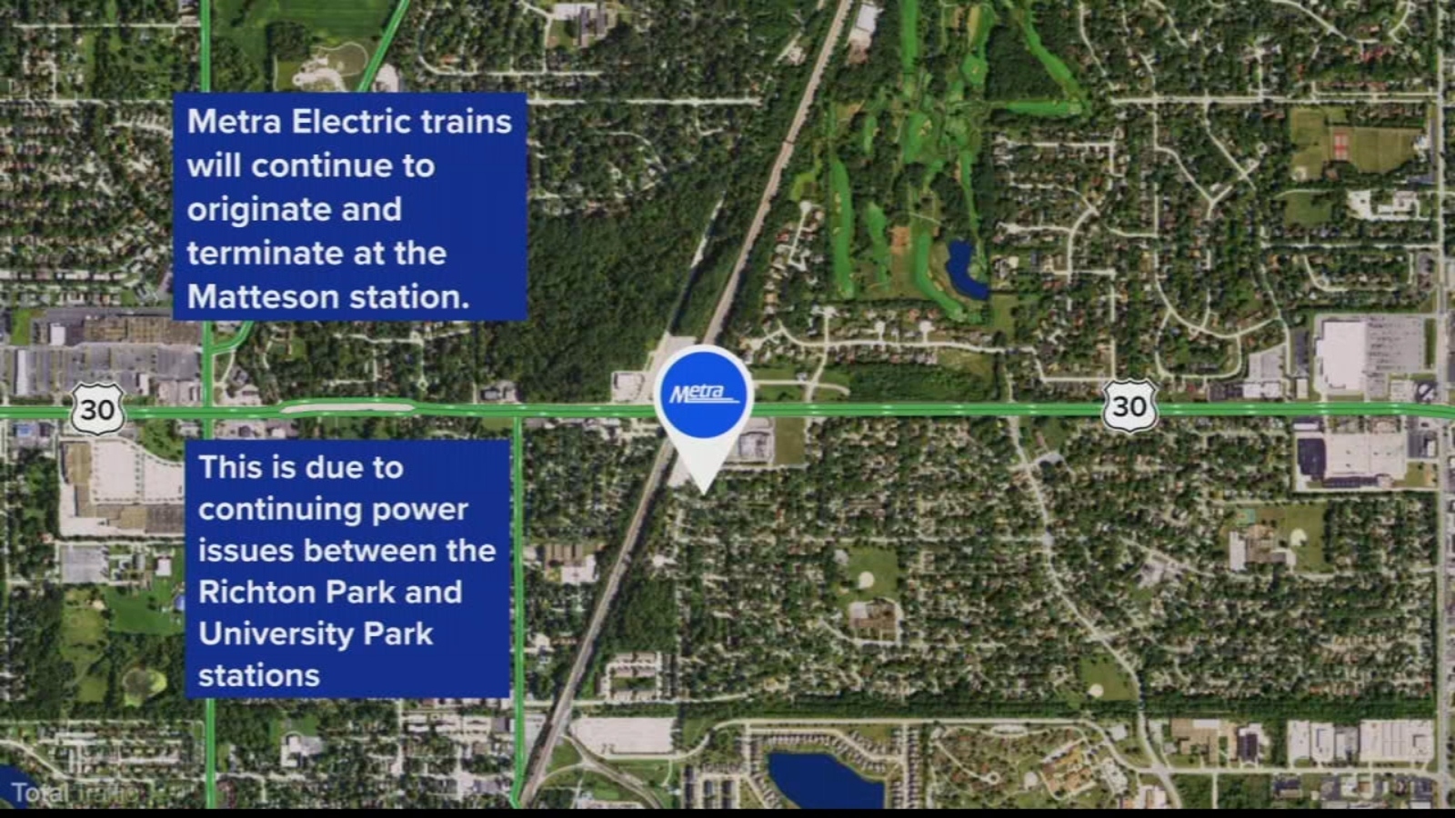 Metra Electric Line train service remains disrupted Friday by Richton ...