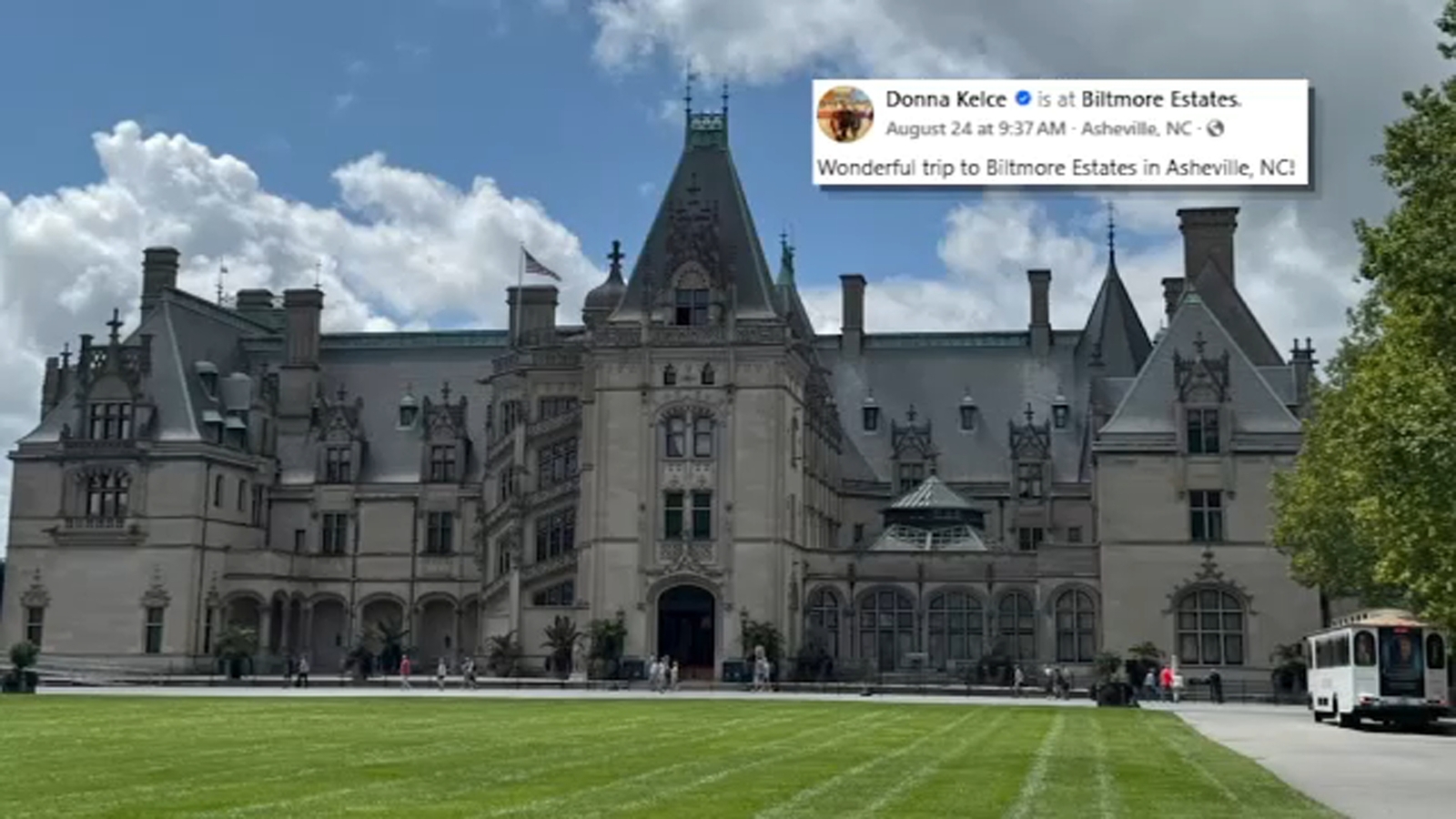 Taylor and Travis Wedding | Donna Kelce visits Biltmore Estate in ...