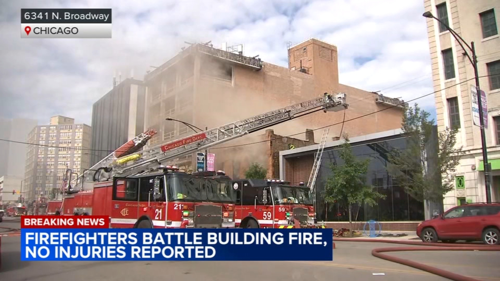 Edgewater, Rogers Park fire today: Chicago fire guts building on North ...