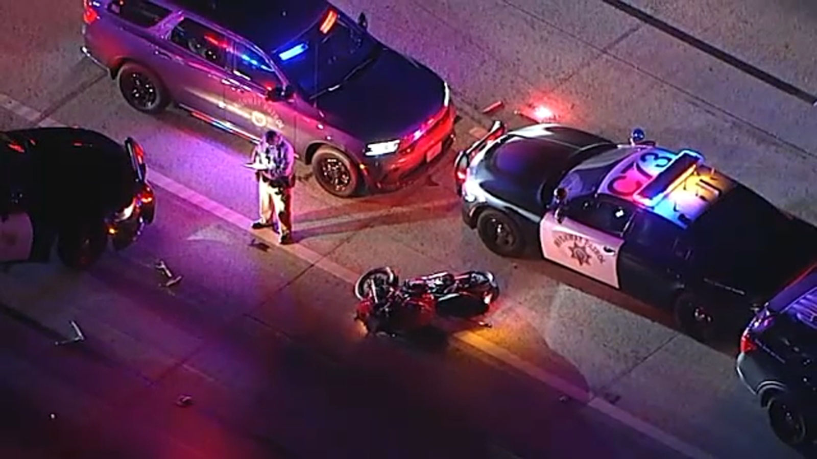 1 person killed, 1 hurt in crash involving motorcycle on 110 Freeway at ...