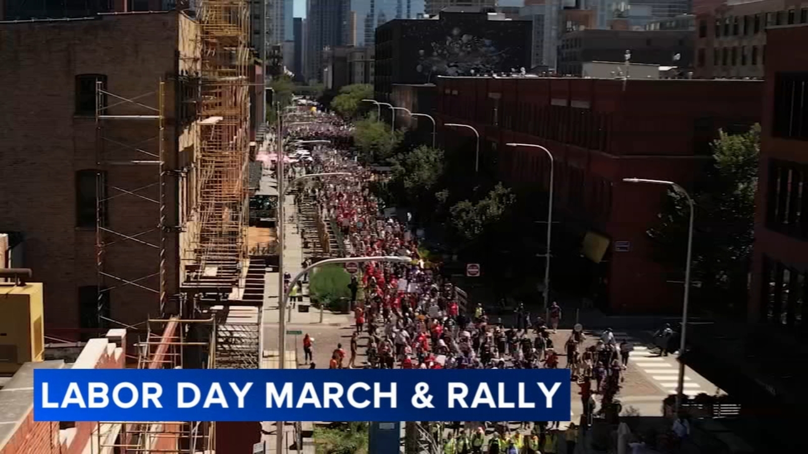 Chicago Labor Day march 2025: Mayor Brandon Johnson joins unions for ...