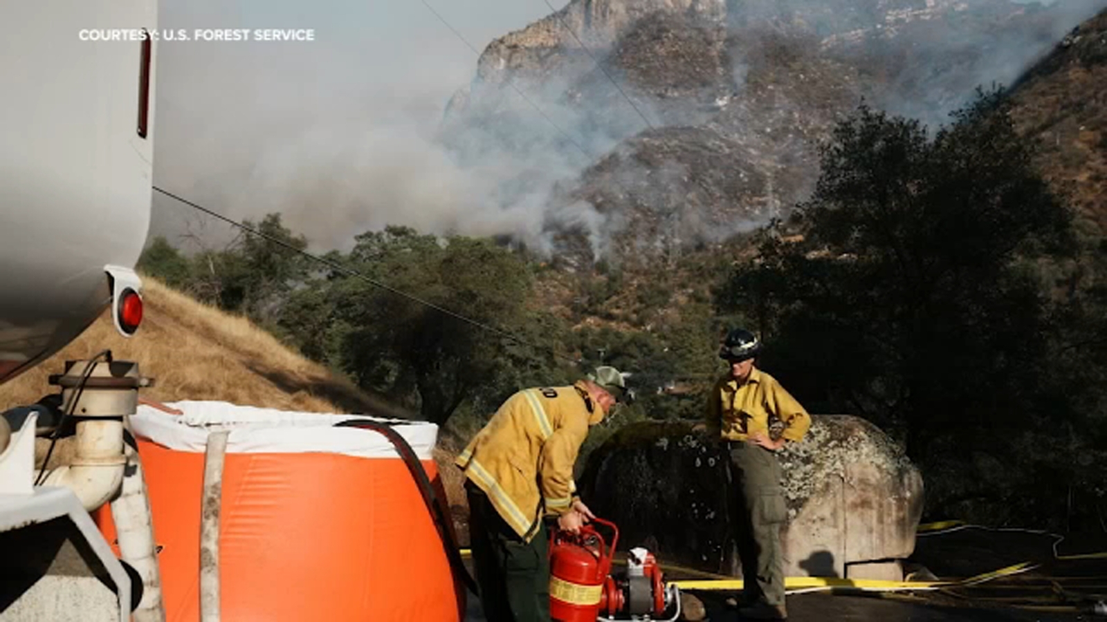 Garnet Fire rages for eighth day in eastern Fresno County - ABC30 Fresno