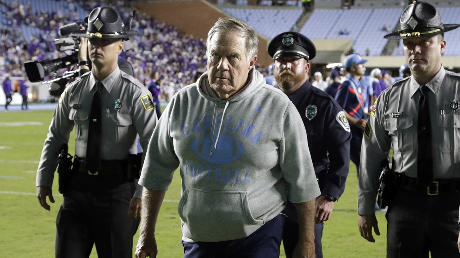 TCU spoils Bill Belichick's UNC coaching debut with 48-14 trouncing of ...