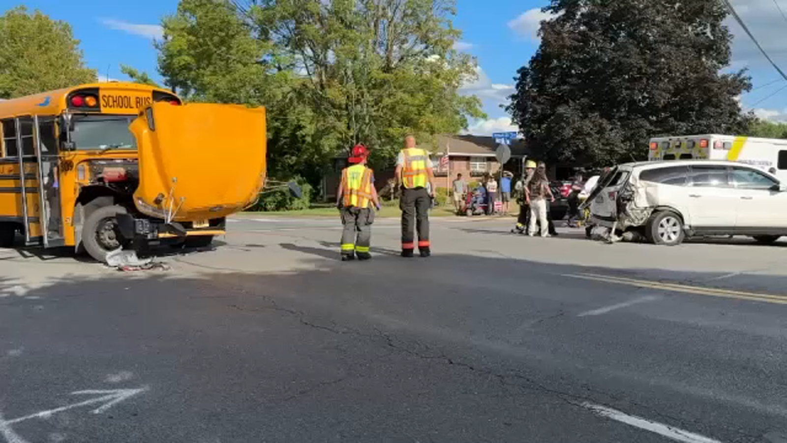 Bethlehem Township school bus crash injures 5, including 2 children ...