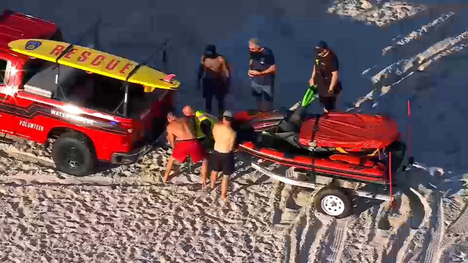 Long Beach swimmer rescued: 27-year-old man in critical condition after ...