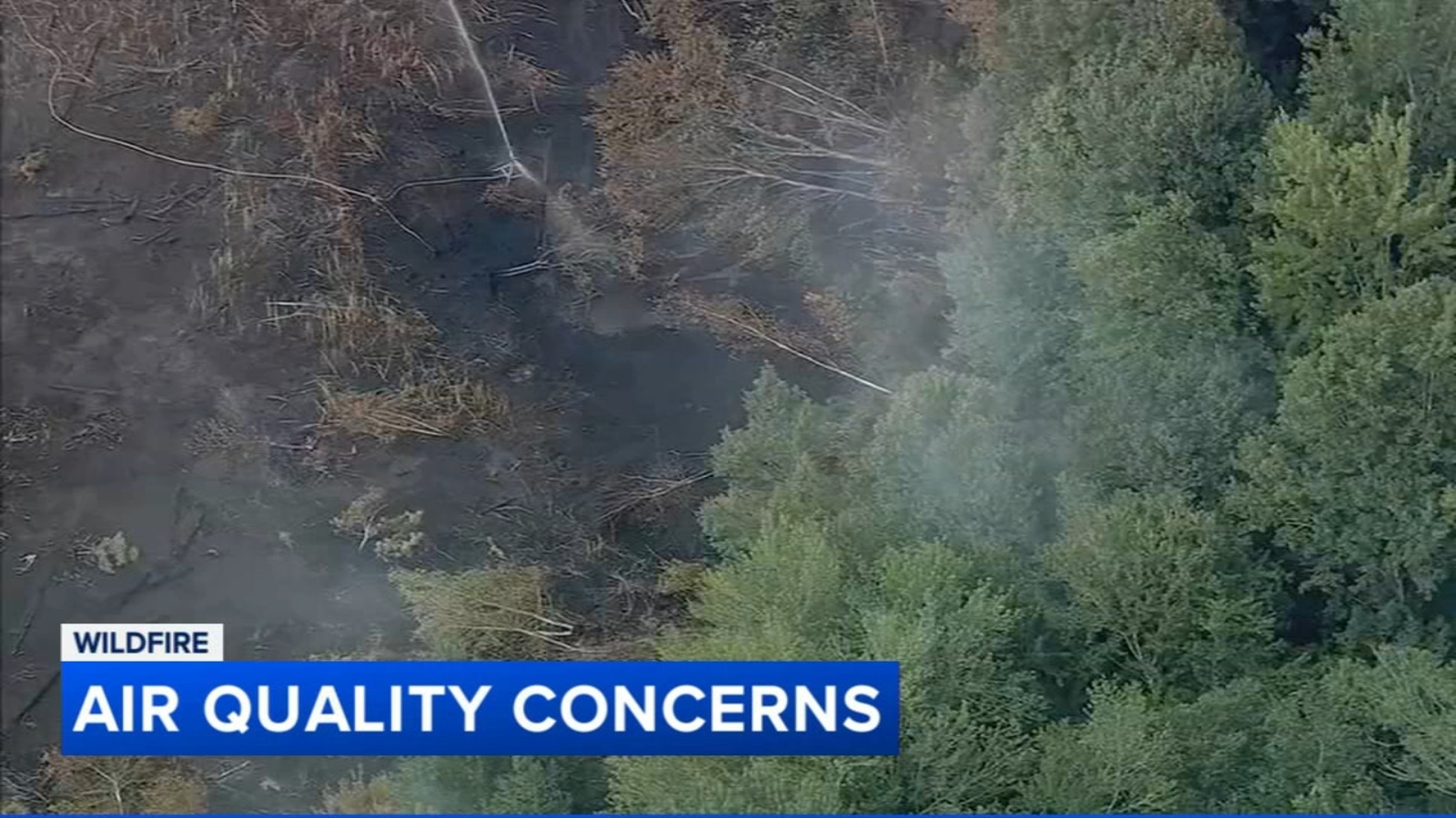 New Jersey crews monitoring air quality after wildfire near Franklin ...