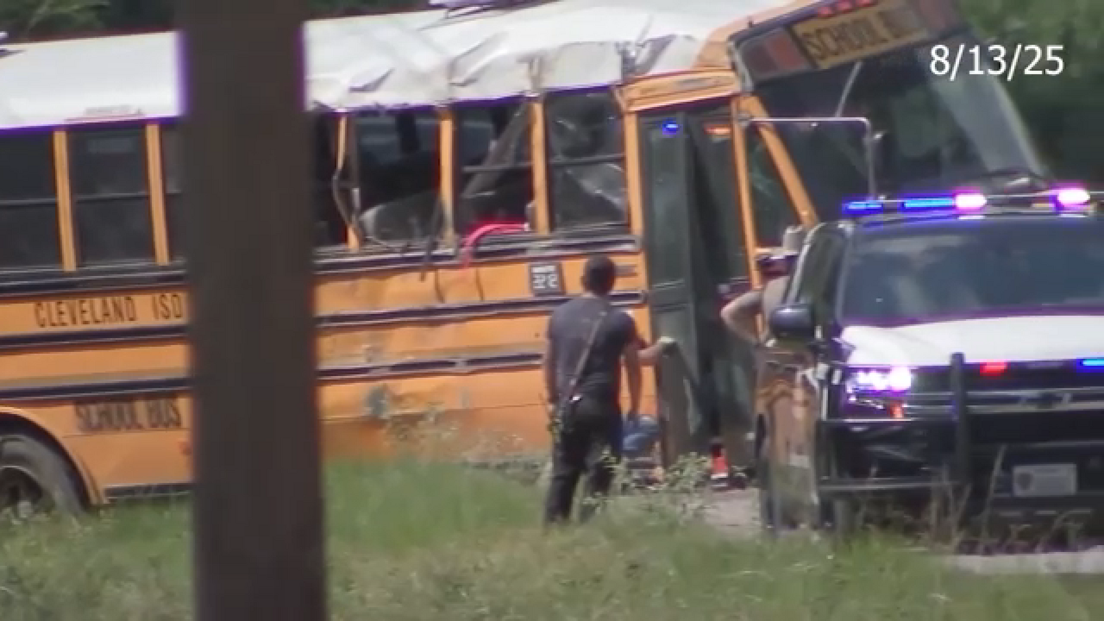 Cleveland ISD bus driver admitted to being distracted when bus ...