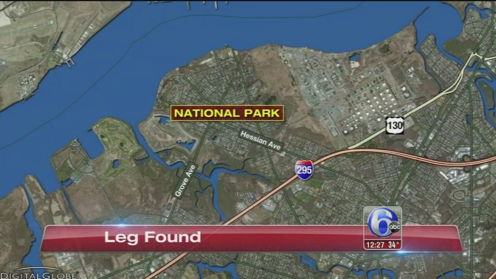 Human leg discovered along Delaware River in NJ - ABC13 Houston