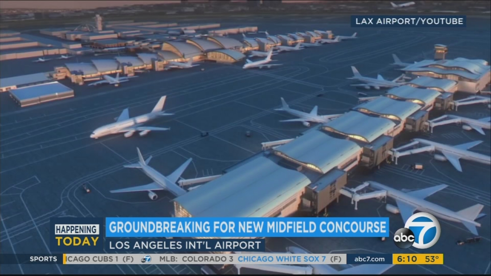 Groundbreaking held for new $1.6B concourse at LAX - ABC7 Los Angeles