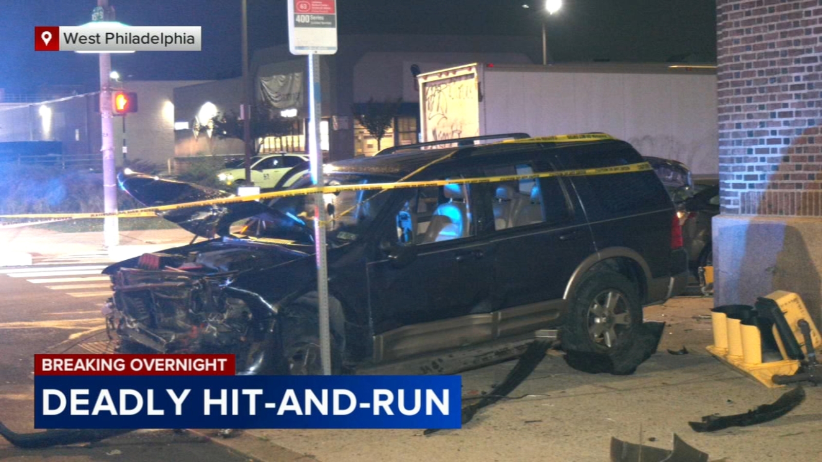 Police looking for driver after deadly hit and run crash in West Philadelphia - 6abc Philadelphia