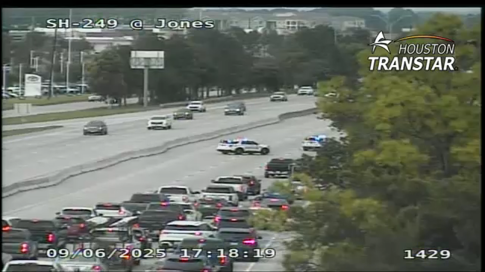 Woman in critical condition after crashing into deputy's vehicle on SH ...