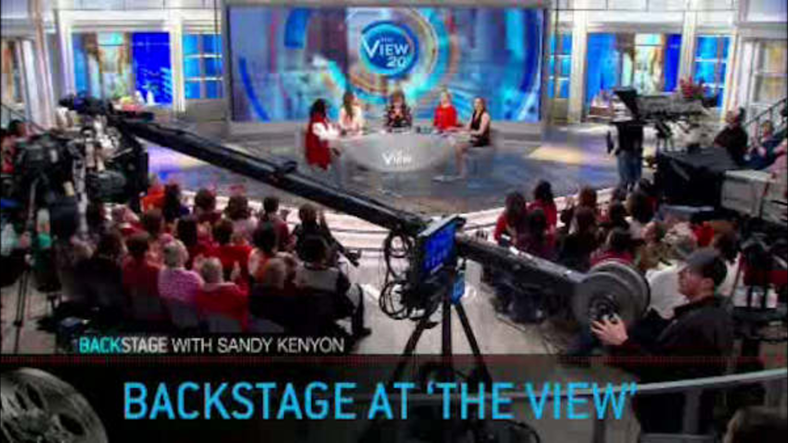 Backstage with Sandy Kenyon: A rare look behind the scenes at 'The View ...