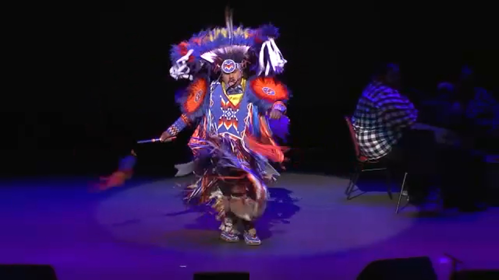 Native American dancers, singers offer preview of upcoming San Manuel Pow Wow with showcase at ...