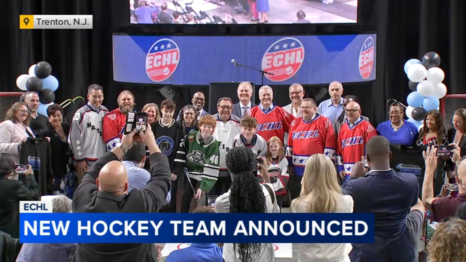 Trenton, New Jersey, announced new ECHL hockey team - 6abc Philadelphia