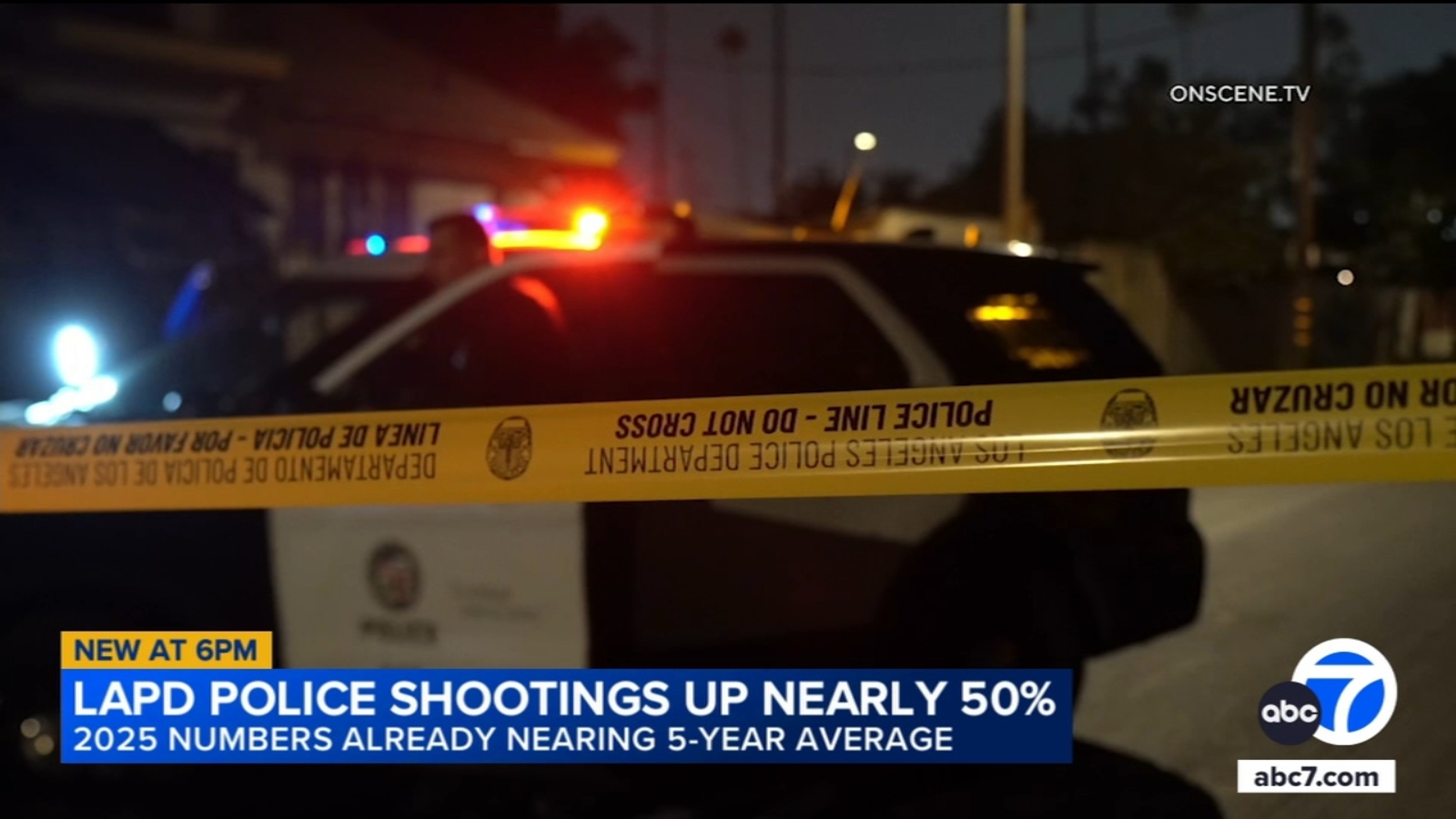 LAPD officer-involved shootings up nearly 50% compared to last year ...