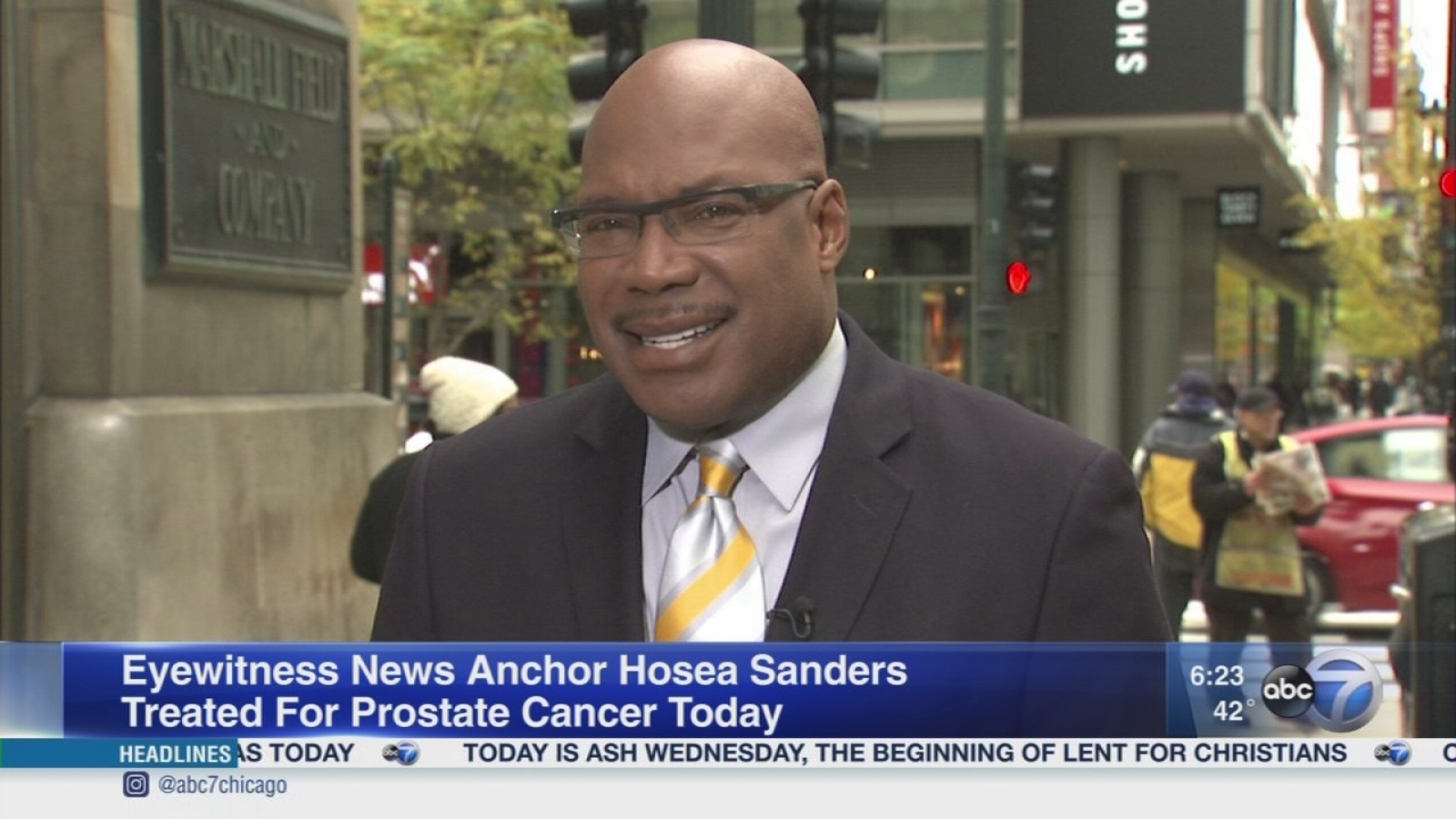 ABC7's Hosea Sanders treated for prostate cancer - ABC7 Chicago