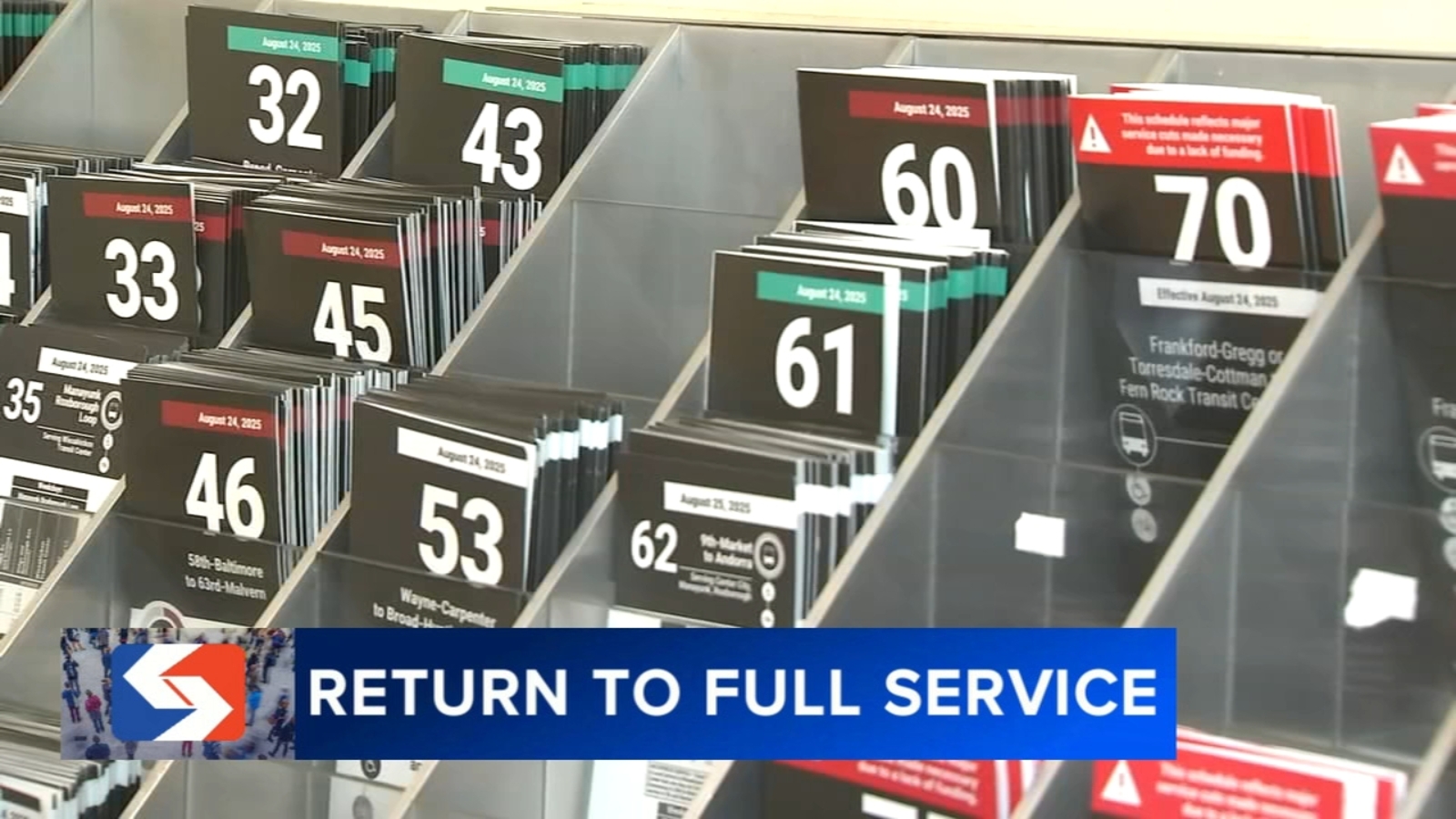 SEPTA debuting new schedules after court order reversed all service ...