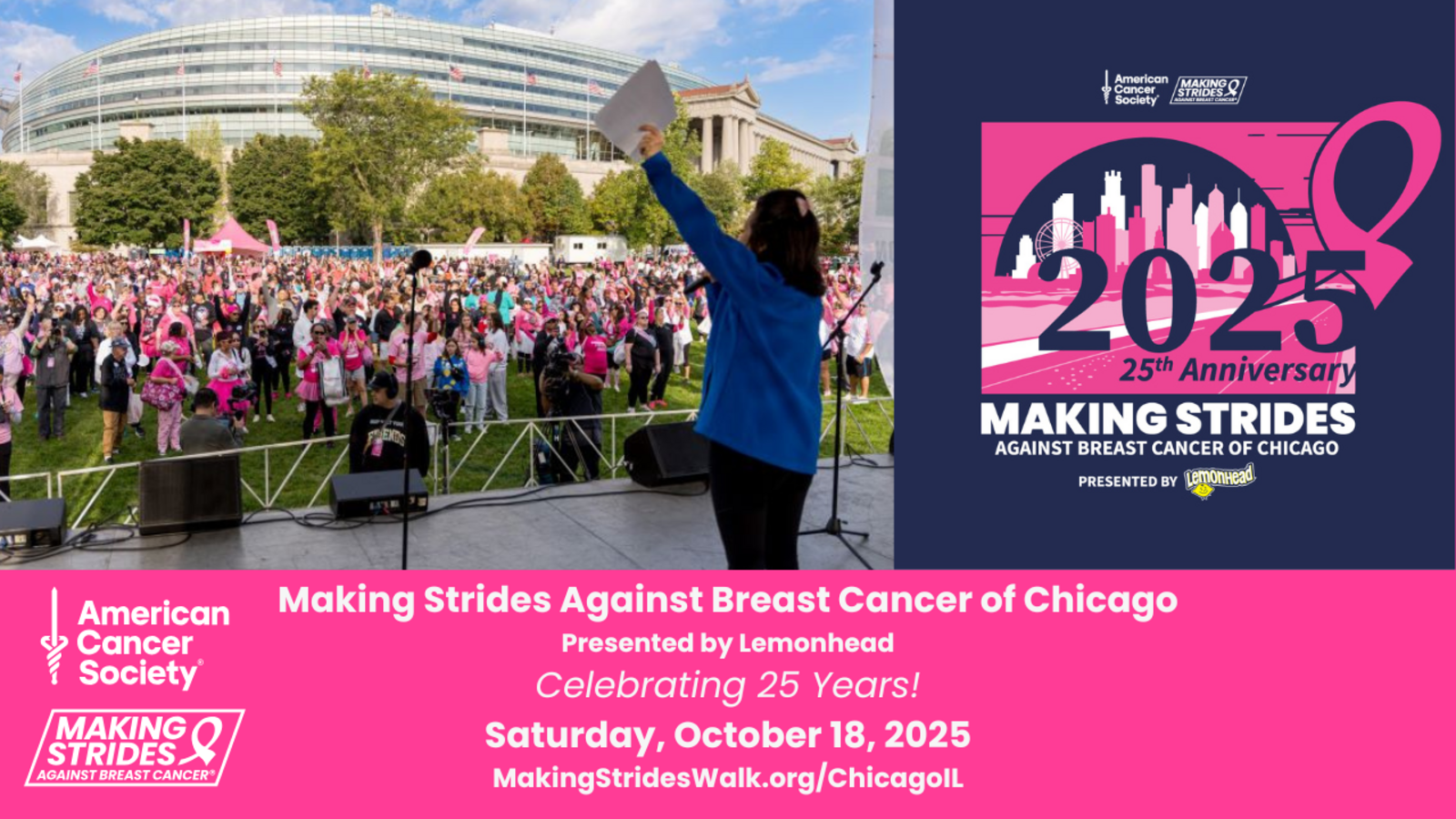 Making Strides Against Breast Cancer of Chicago, presented by Lemonhead ...