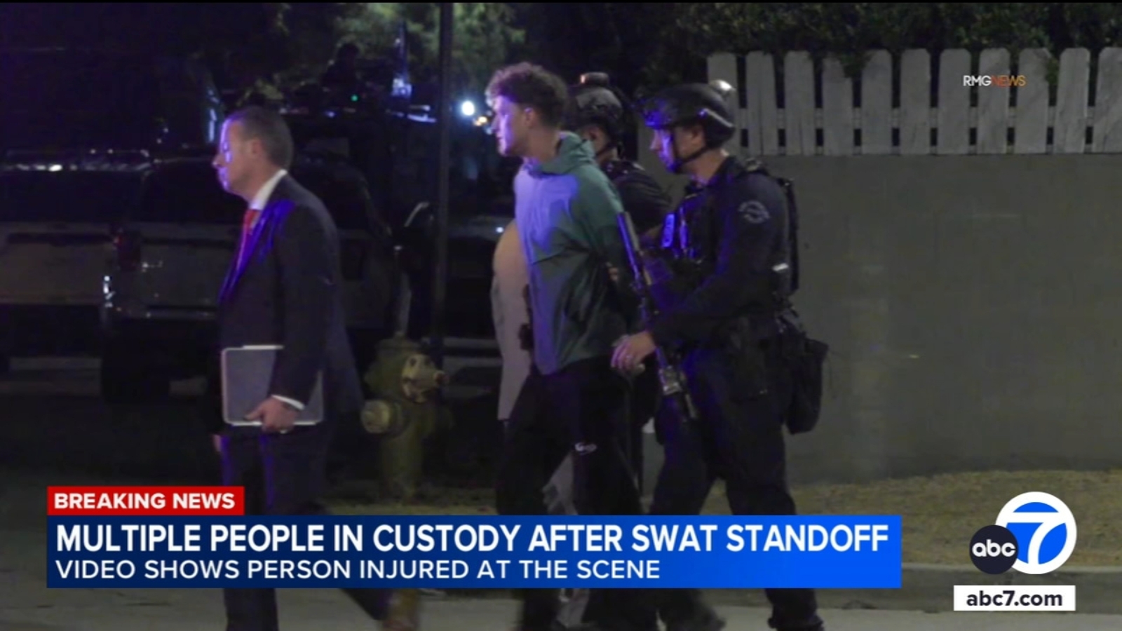 Multiple detained after SWAT surrounds North Hollywood home - ABC7 Los ...