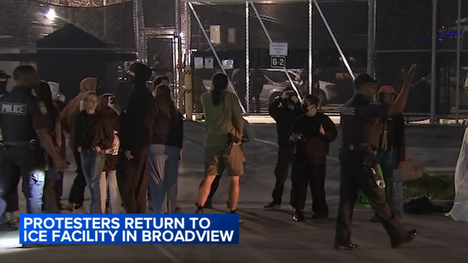 ICE Operation Midway Blitz: Protesters gather outside Broadview ICE ...
