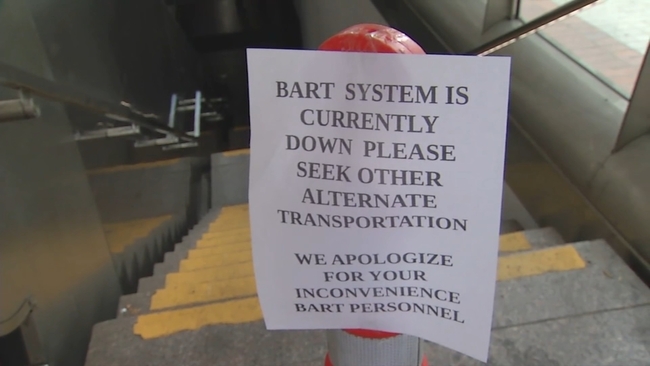 BART has 5th major disruption of 2025 with Transbay Tube track issue ...
