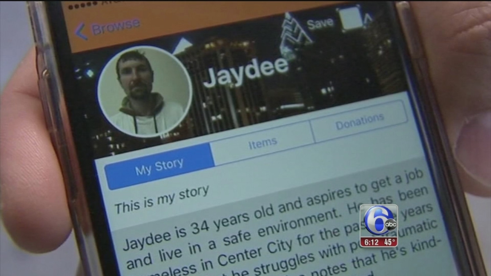 New app changing way locals give to homeless - 6abc Philadelphia