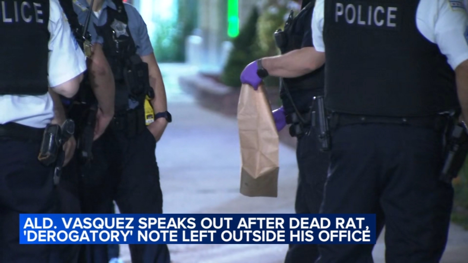 Note found with dead rat at Alderman Andre Vasquez's Chicago office in 40th Ward targeted ...