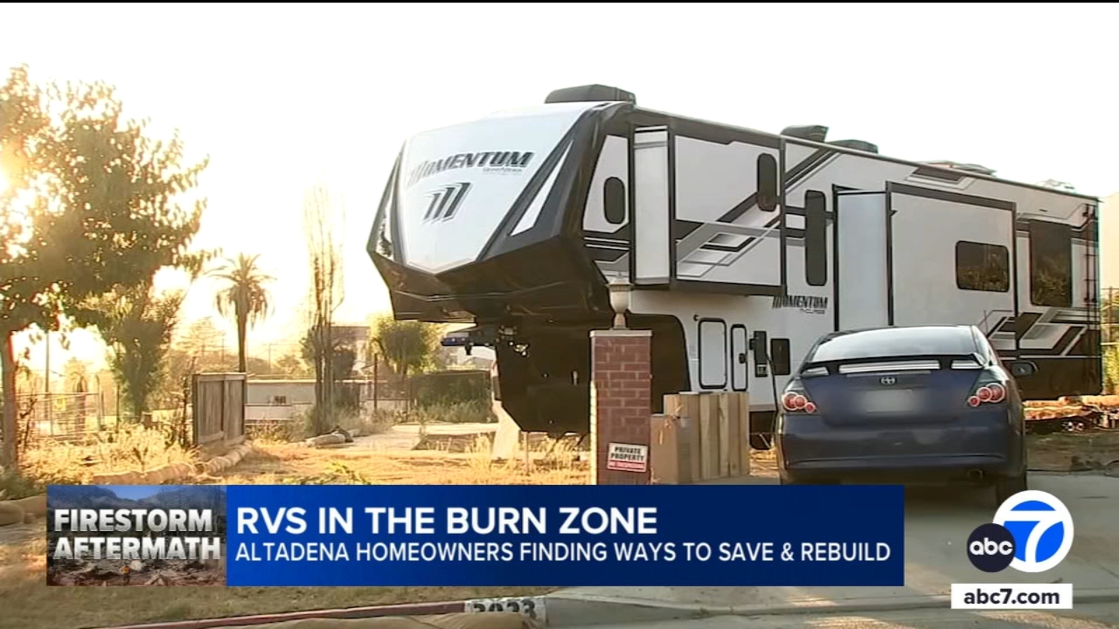 Altadena homeowners in Eaton Fire burn zone find unique way to save and ...