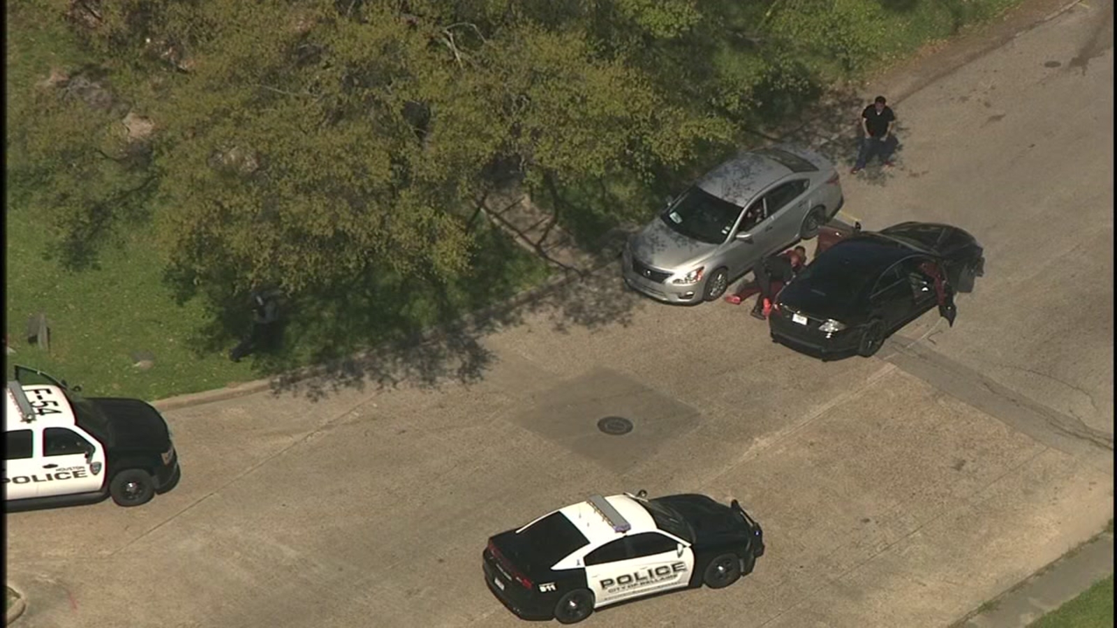 Photos High Speed Police Chase Ends In Heights Abc13 Houston