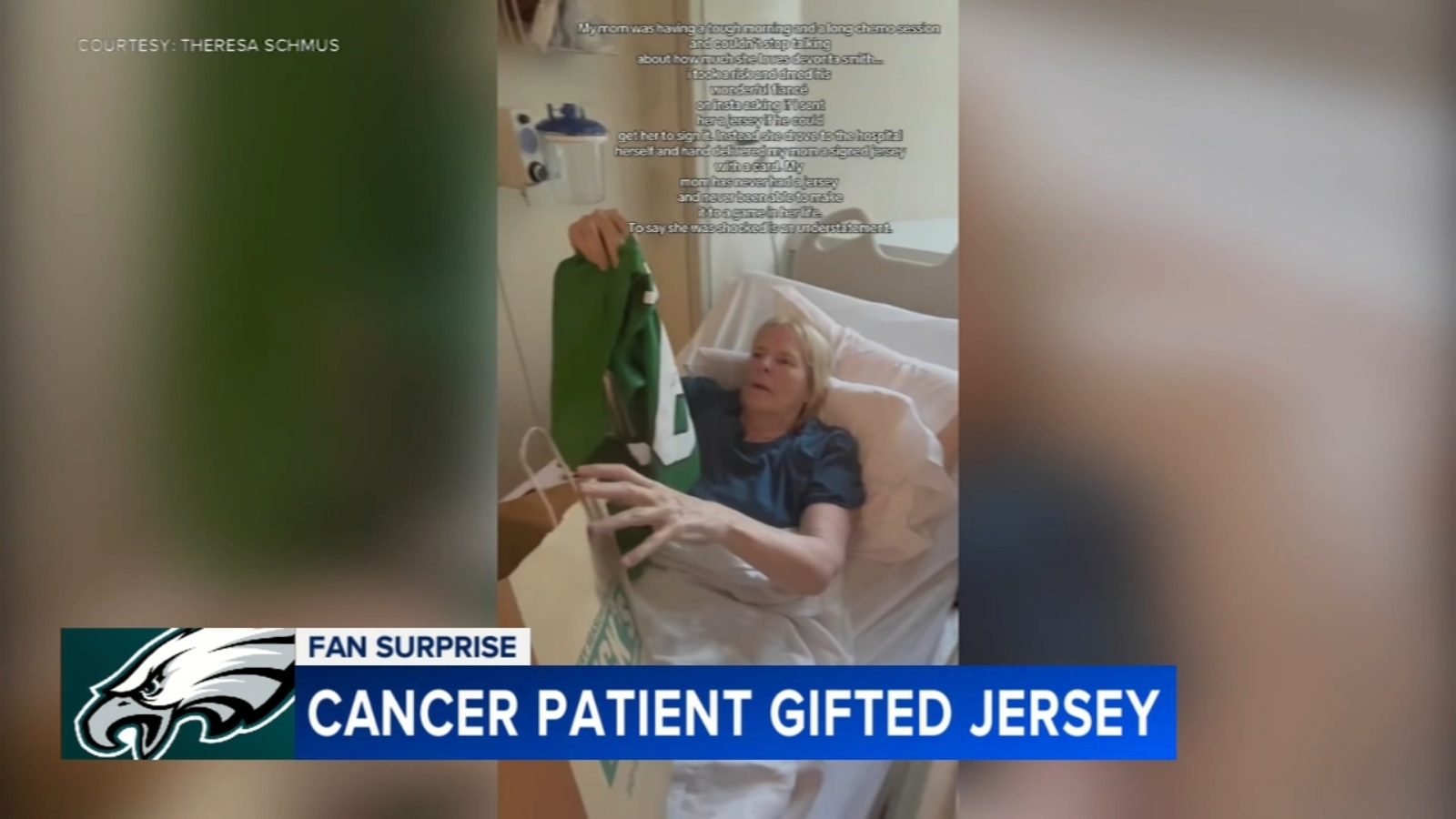 Eagles WR Devonta Smith, fiancé surprise fan battling cancer with ...