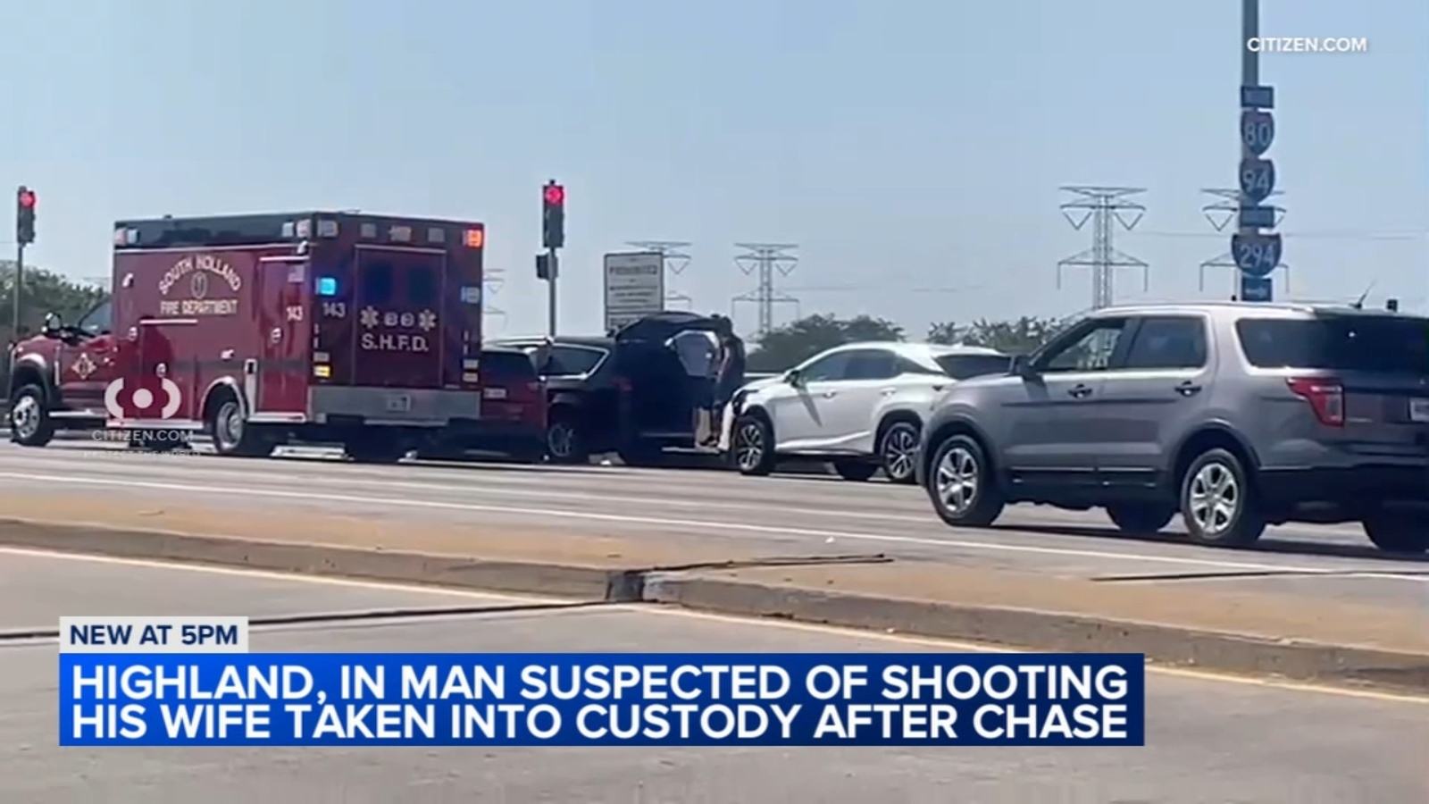 Highland, Indiana man suspected of shooting wife arrested after chase ...